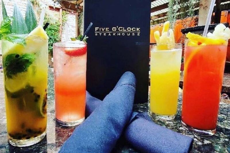 Dry January Drinks and Cocktails at Five O'Clock Steakhouse